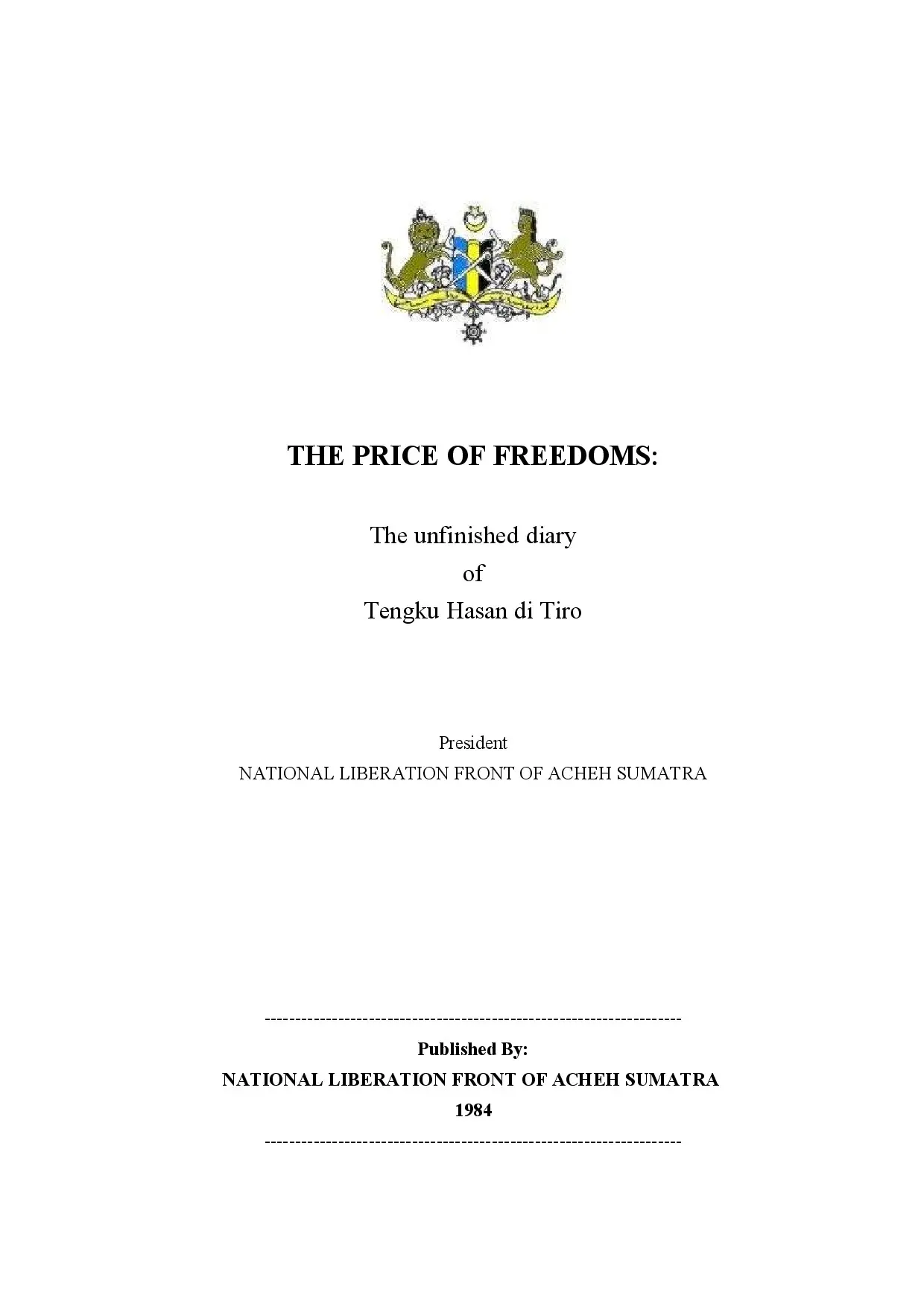 Taratsa | The Price of Freedom