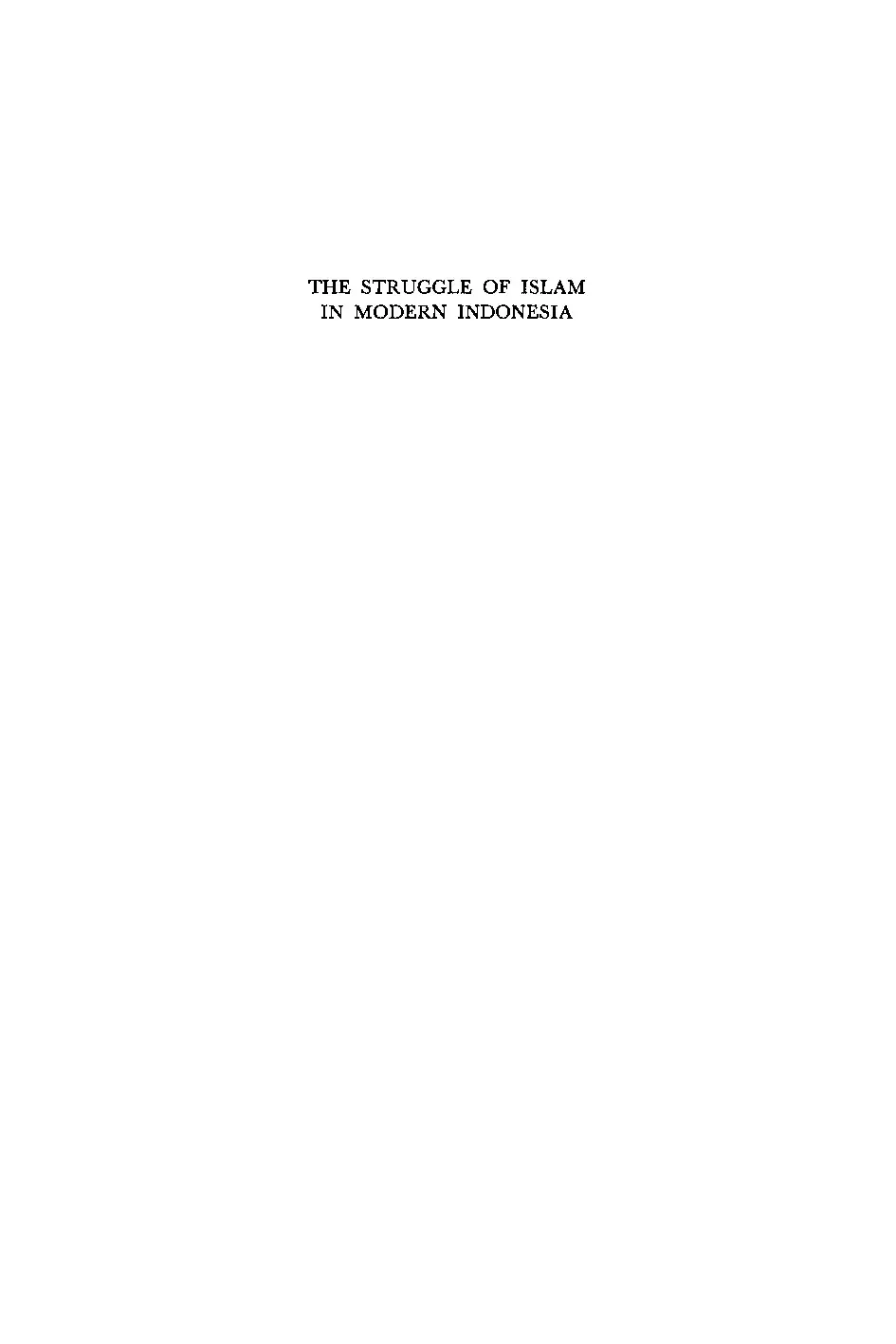Taratsa | The Struggle of Islam in Modern Indonesia